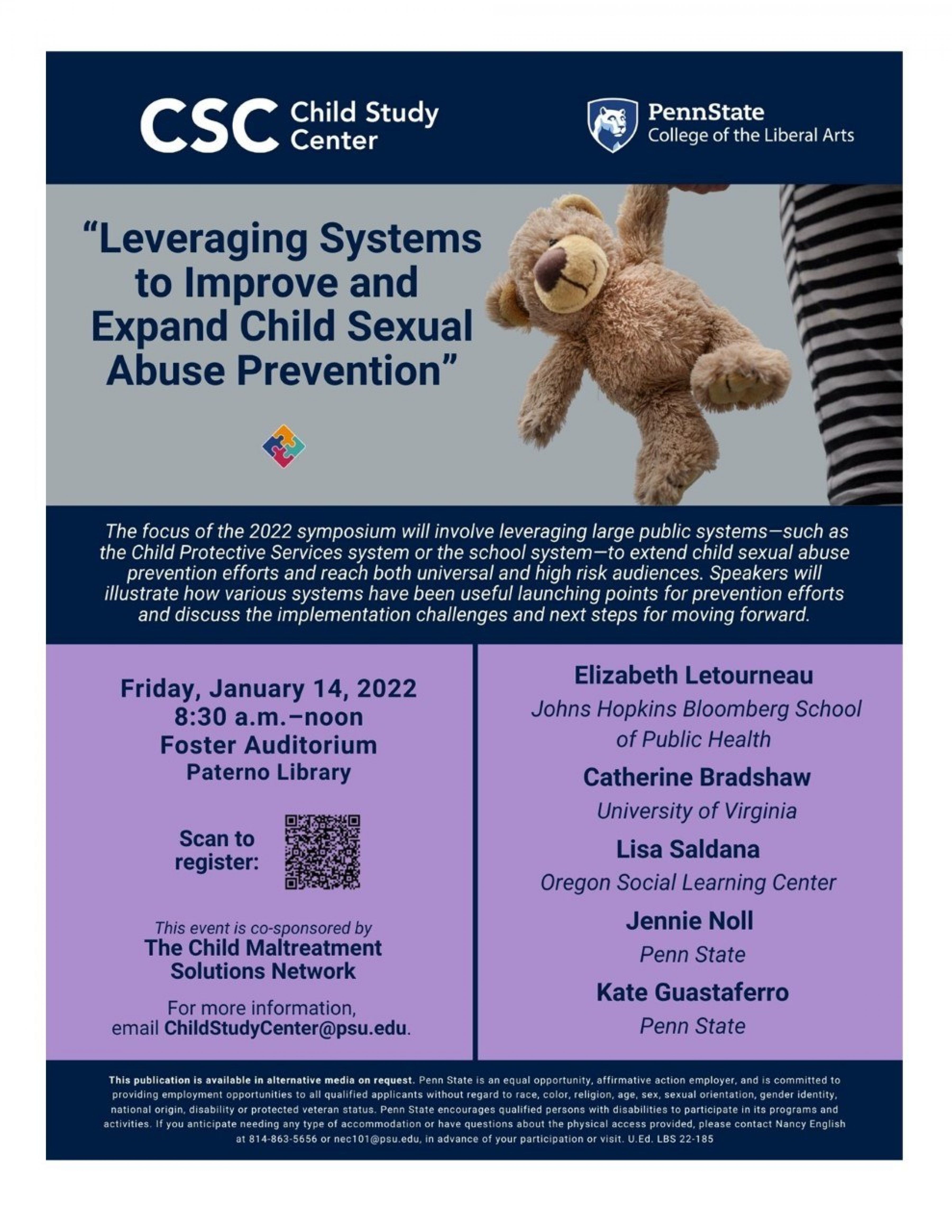 Leveraging Systems to Improve and Expand Child Sexual Abuse Prevention ...